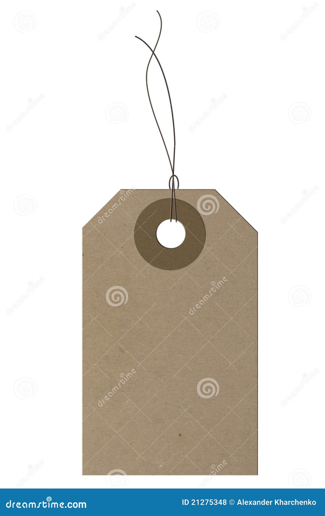 Empty Price Tag Templates. Blank Layout For Any Notes. Realistic ...