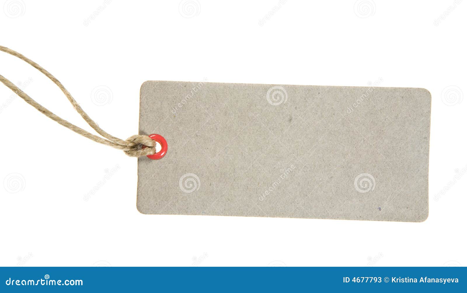 Empty Price Tag stock image. Image of sign, retail, hanging - 4677793