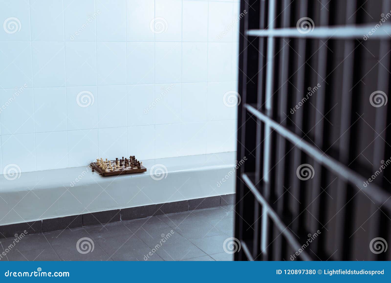 Empty Prison Cell Royalty-Free Stock Image | CartoonDealer.com #308693542