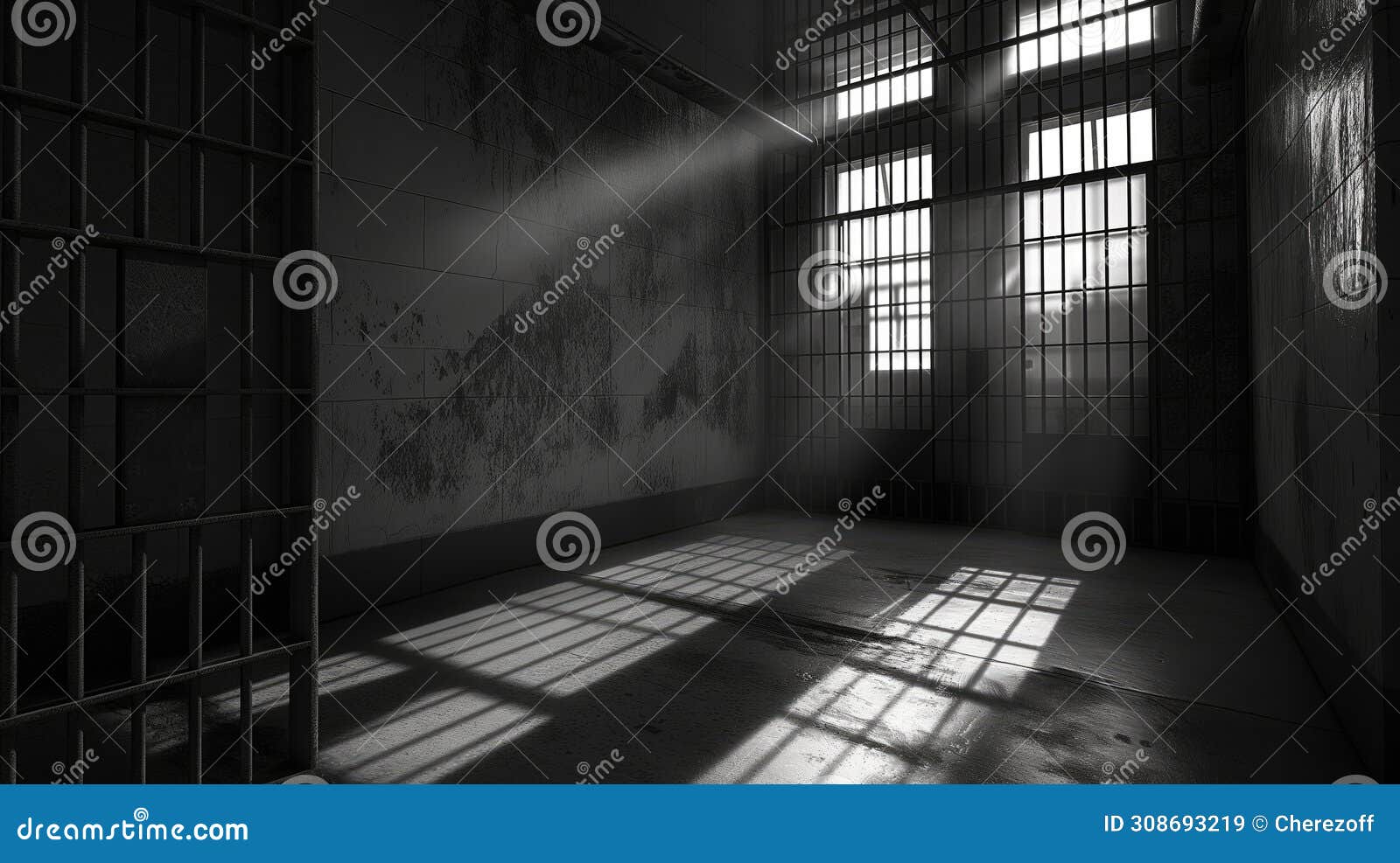 Empty Prison Cell Royalty-Free Stock Photography | CartoonDealer.com ...