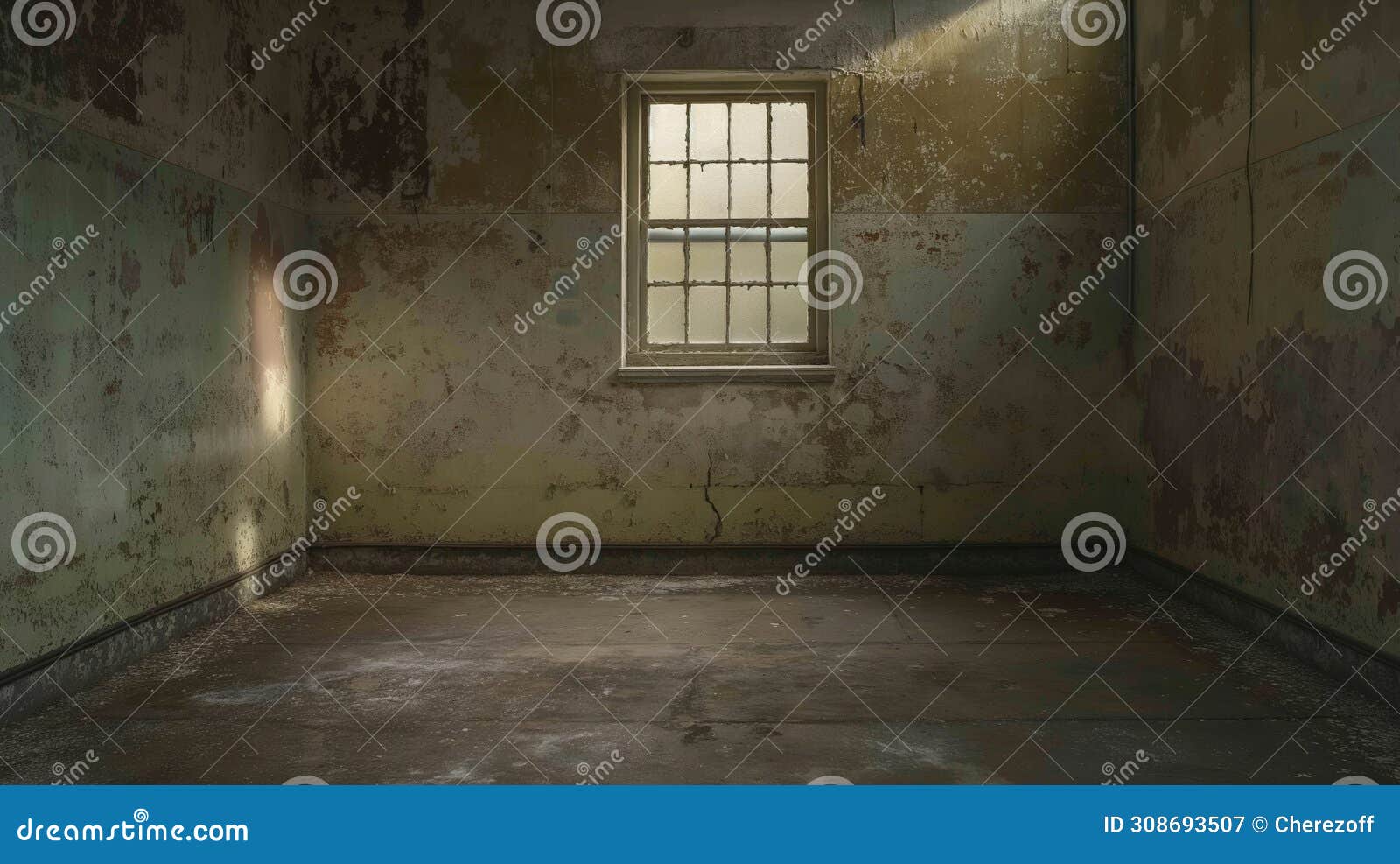 Empty Prison Cell stock image. Image of background, cell - 308693507