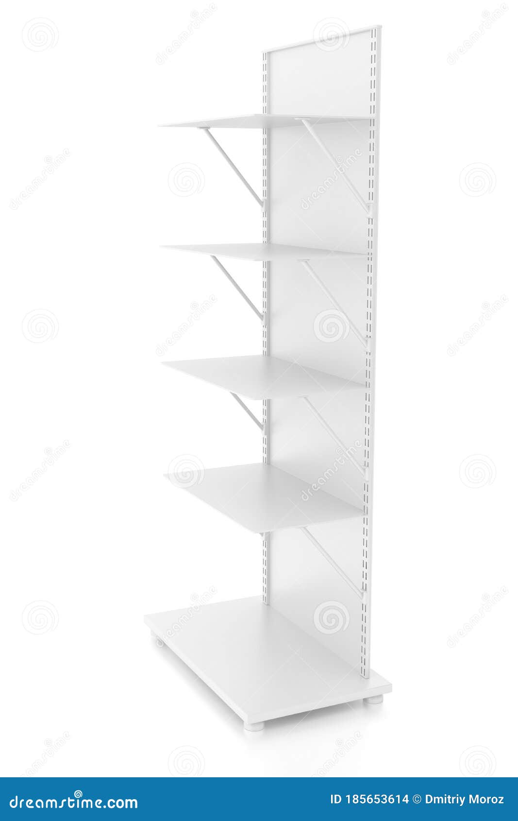 Empty Product Display Stand Stock Illustration - Illustration of ...