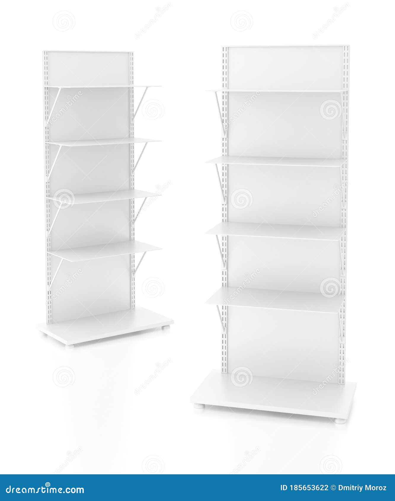 Empty Product Display Stand Stock Illustration - Illustration of ...
