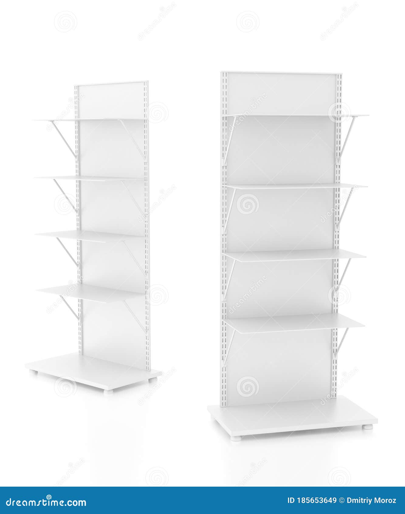 Empty Product Display Stand Stock Illustration - Illustration of ...