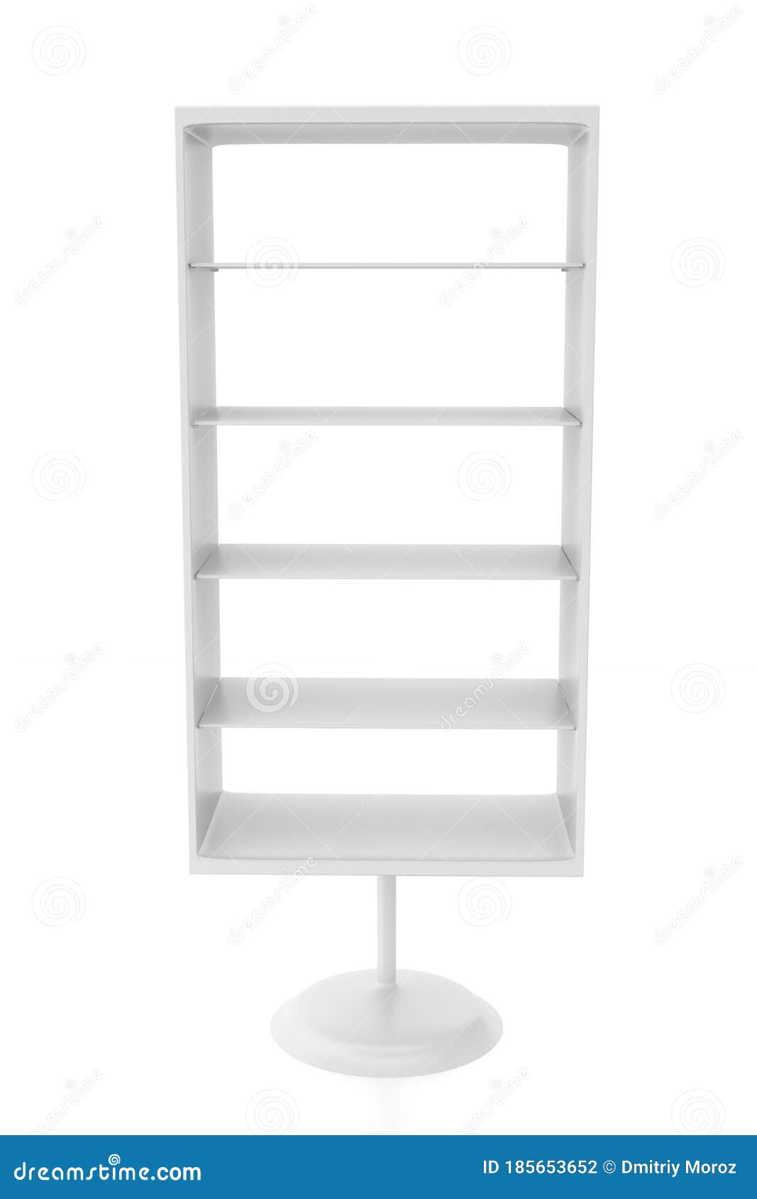 Empty Product Display Stand Stock Illustration - Illustration of ...