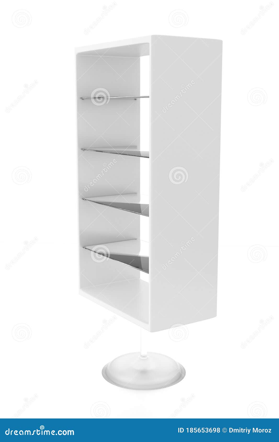Empty Product Display Stand Stock Illustration - Illustration of ...