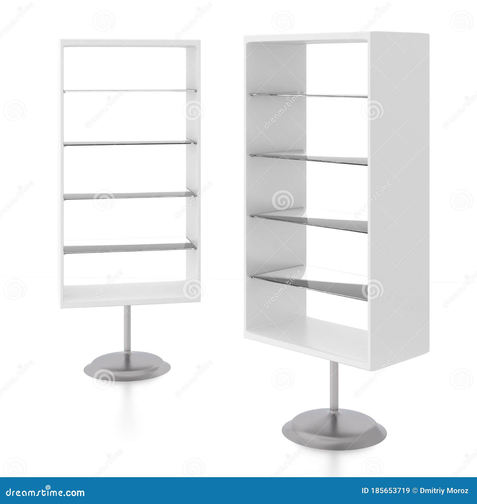 Empty Product Display Stand Stock Illustration - Illustration of ...