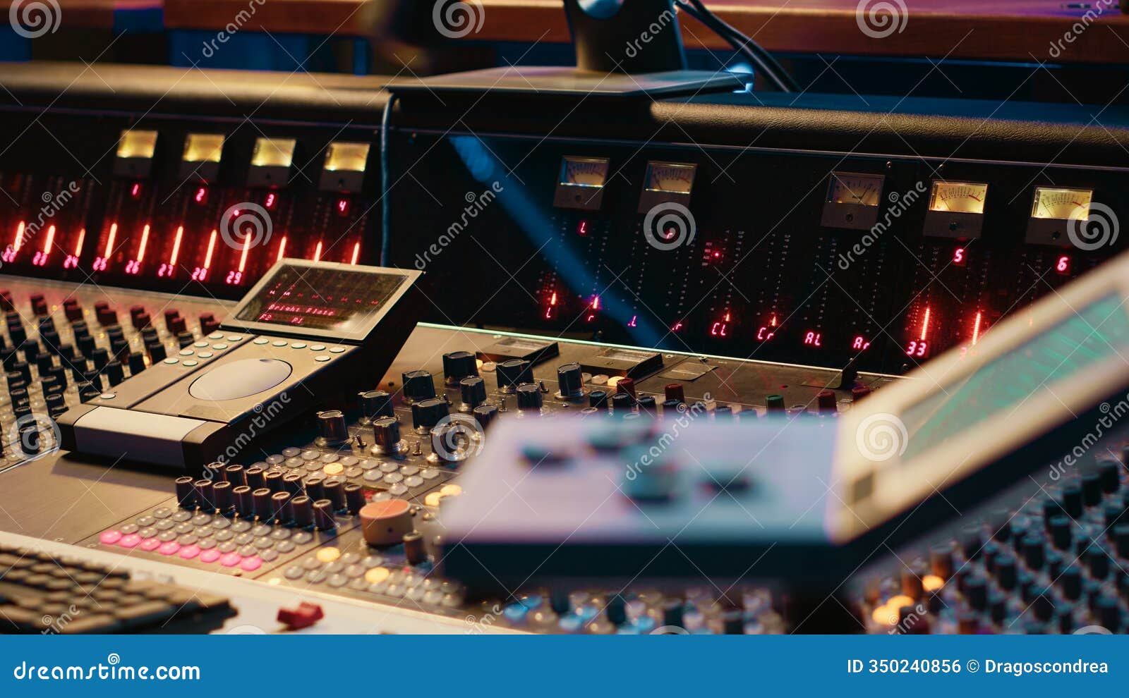 Empty Professional Studio Being Equipped with Modern Technical ...