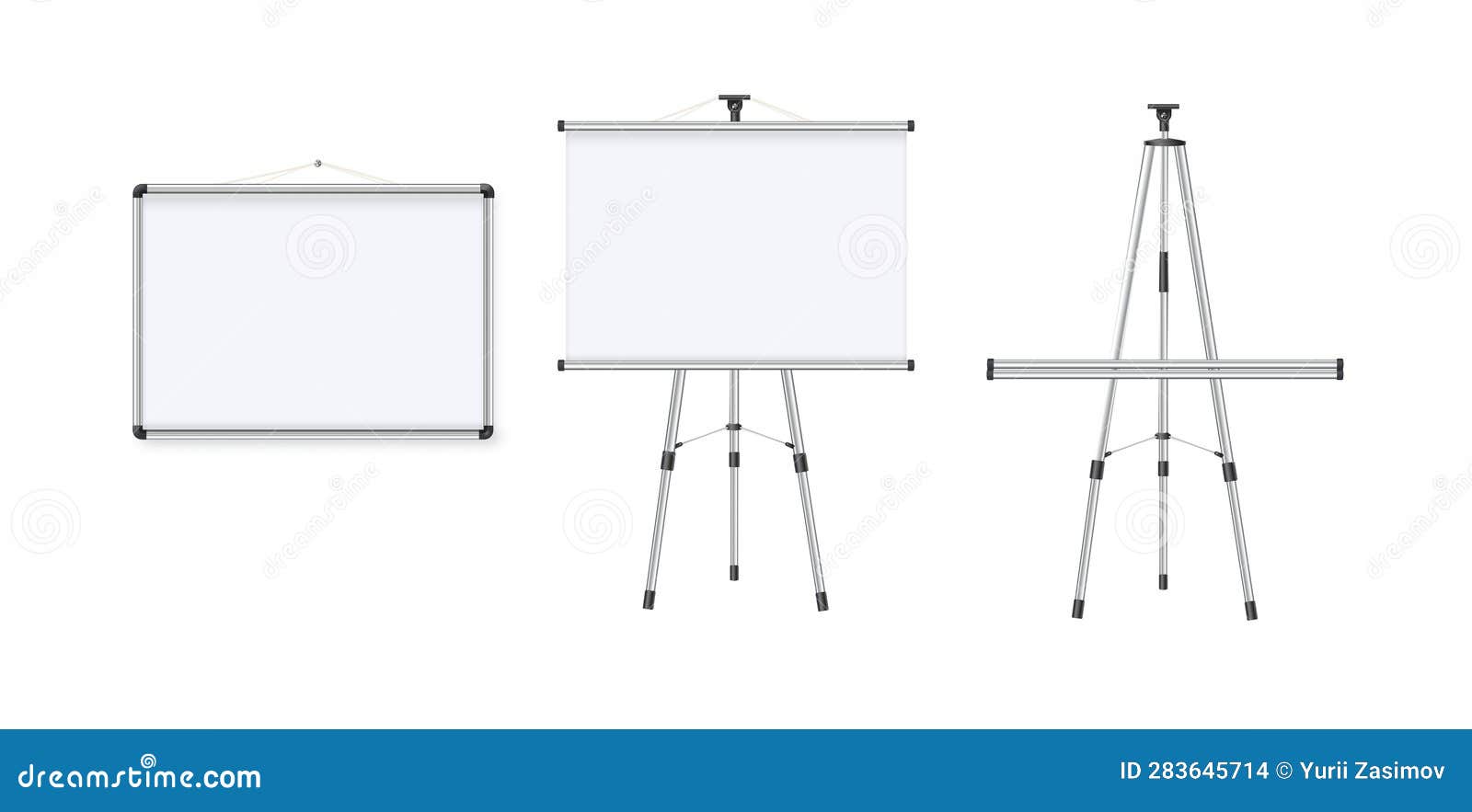 Horizontal Roll Up Banner Isolated On The White Background. Design ...