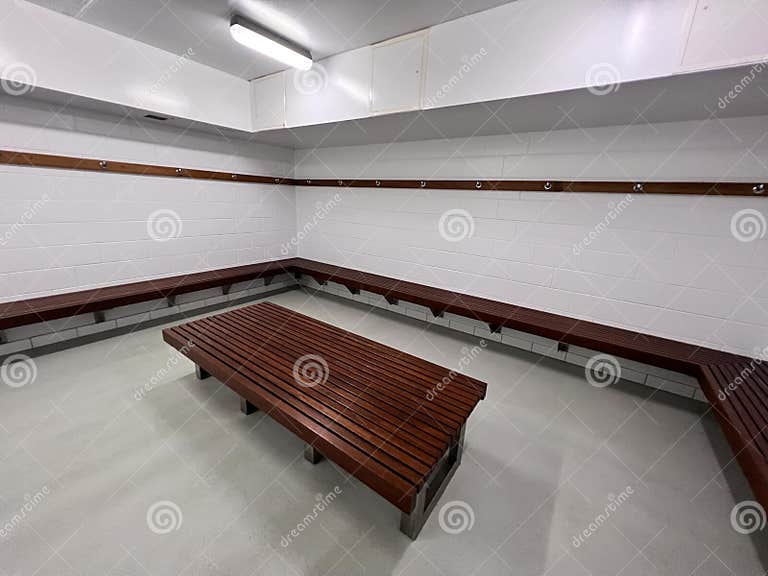 Empty Public Changing Room Background Stock Image - Image of health ...