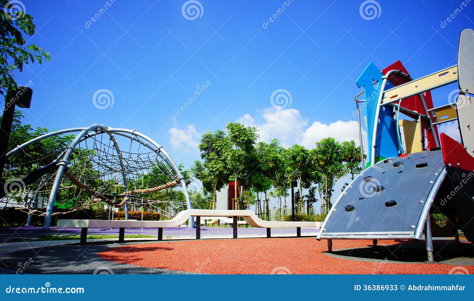 Empty public playground stock image. Image of recreation - 36386933