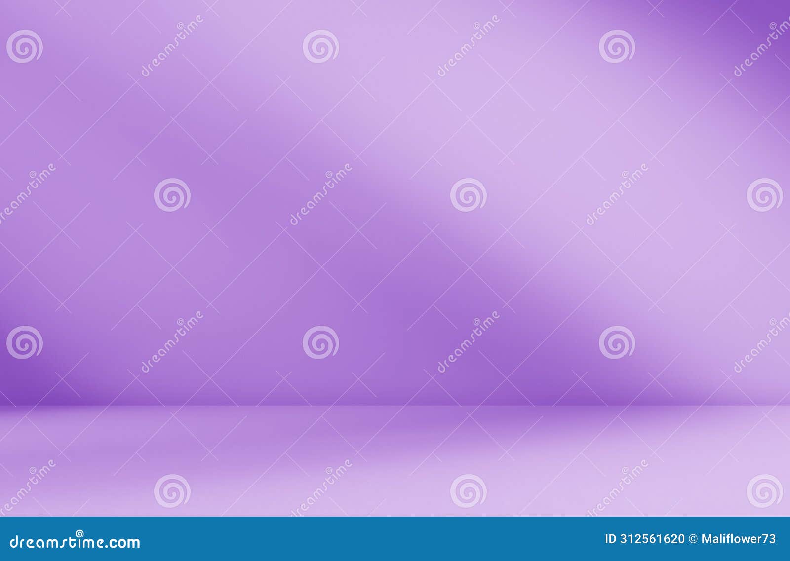 Empty Purple Room Studio with Shadow of Tree Leaves on the Wall and ...