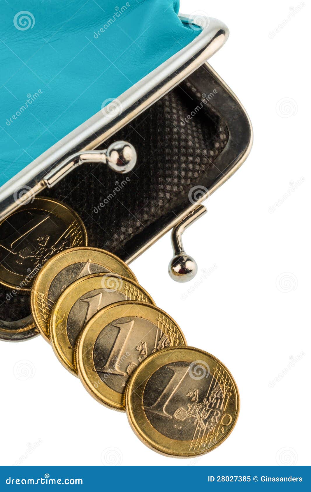 Almost empty purse stock image. Image of personal, bust - 28027385