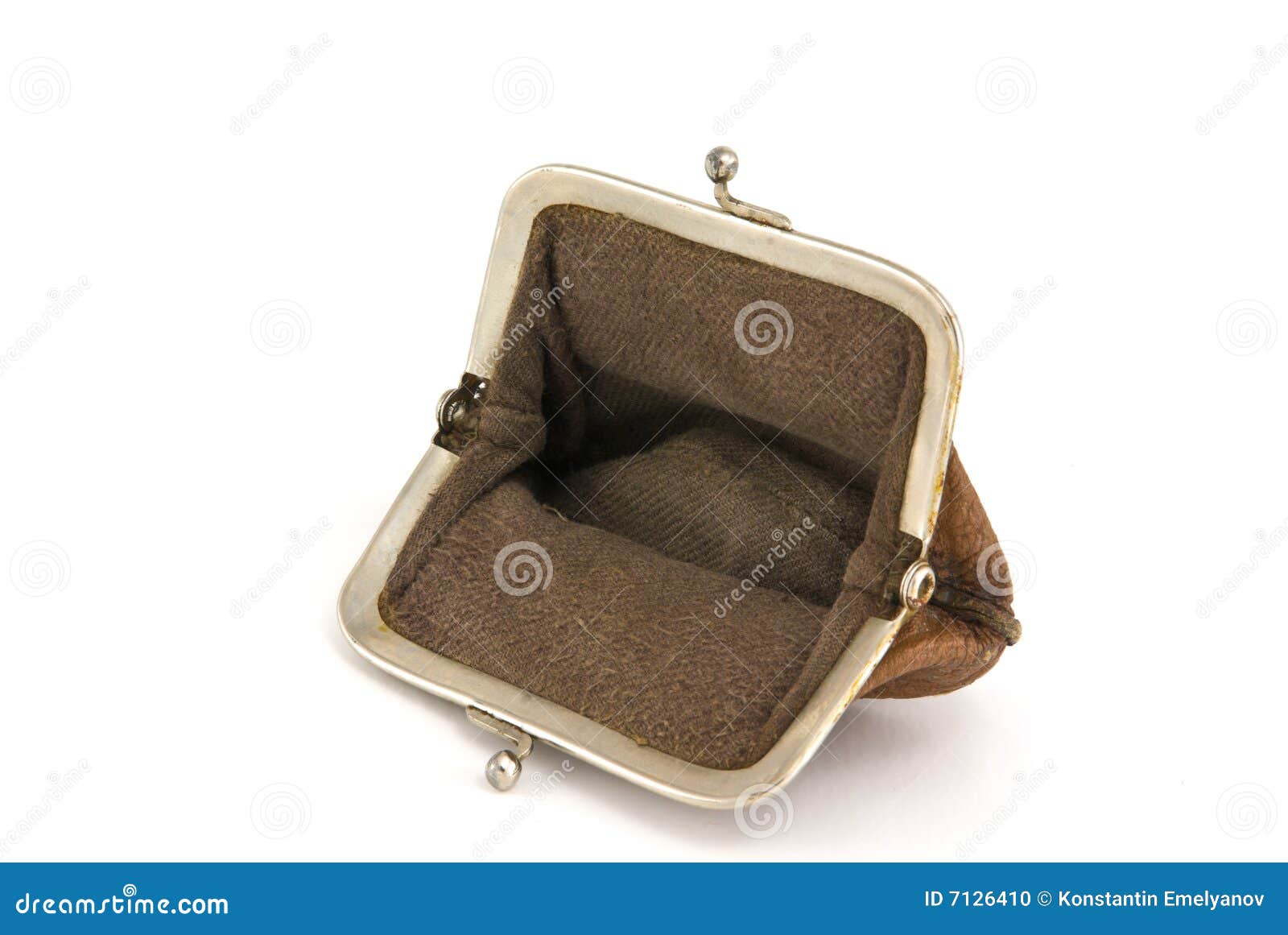 Empty purse stock photo. Image of economic, bankruptcy - 7126410
