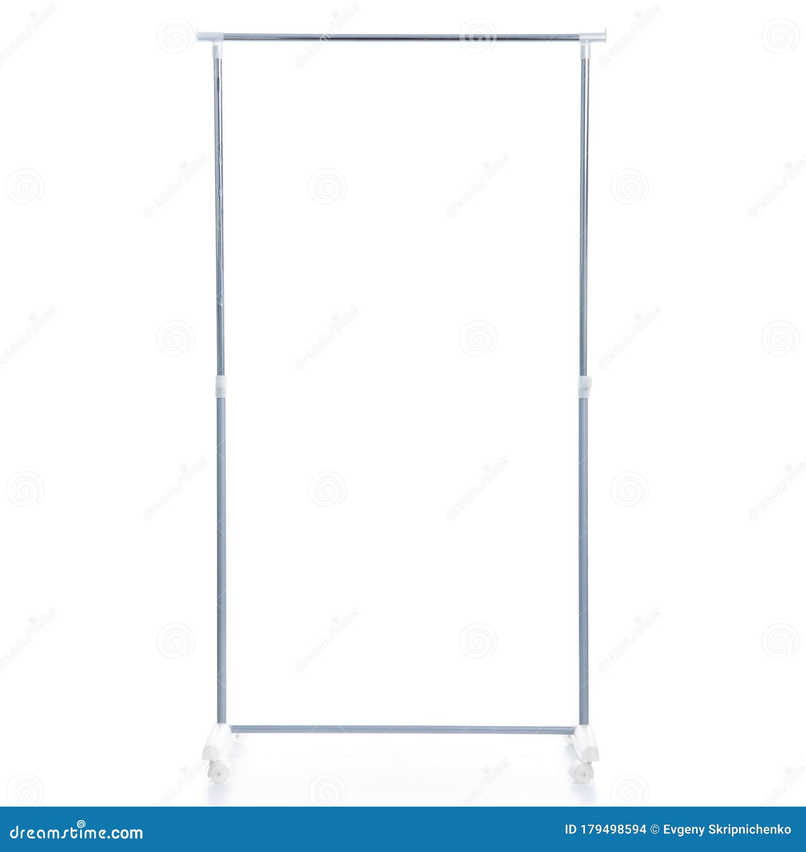 Empty rack for clothes stock photo. Image of black, background - 179498594