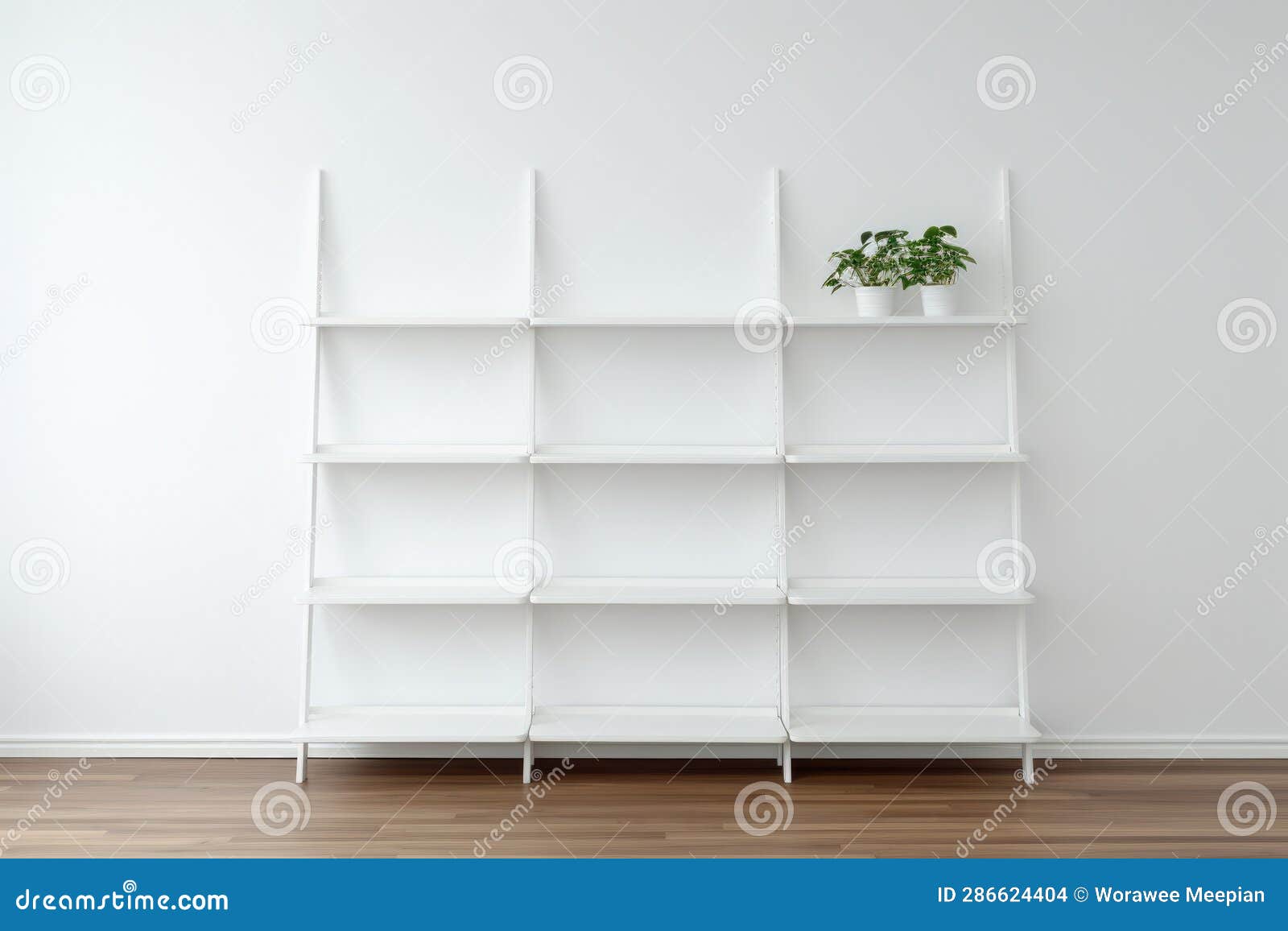 Empty Rack Shelf in Mega Storehouse. Logistic Concept Stock Photo ...