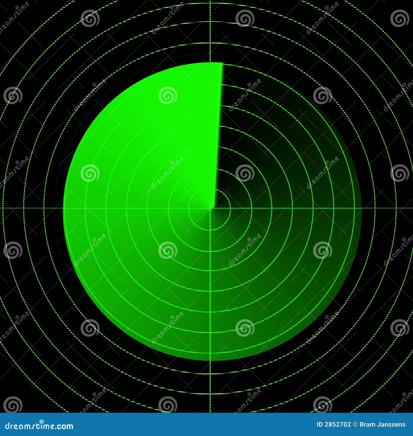 Empty radar screen stock illustration. Illustration of scan - 2852702