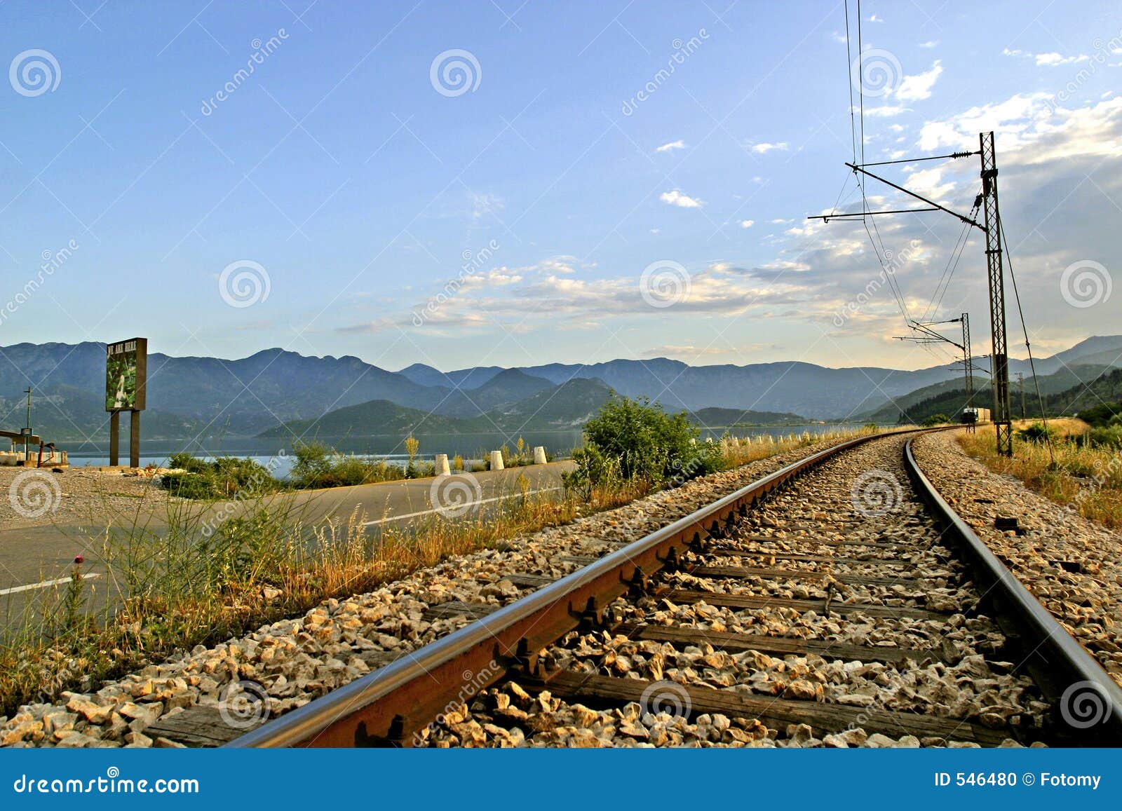 Empty railroad track stock photo. Image of port, public - 546480