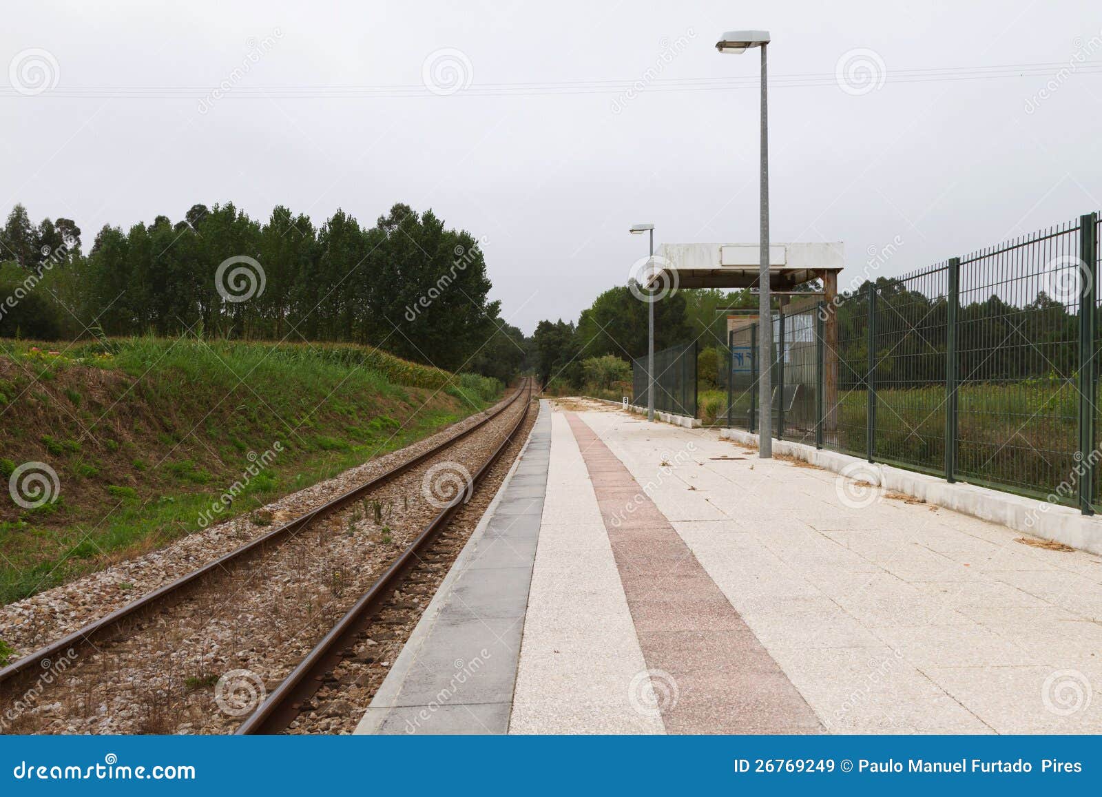 Empty Railway stock image. Image of route, empty, direction - 26769249