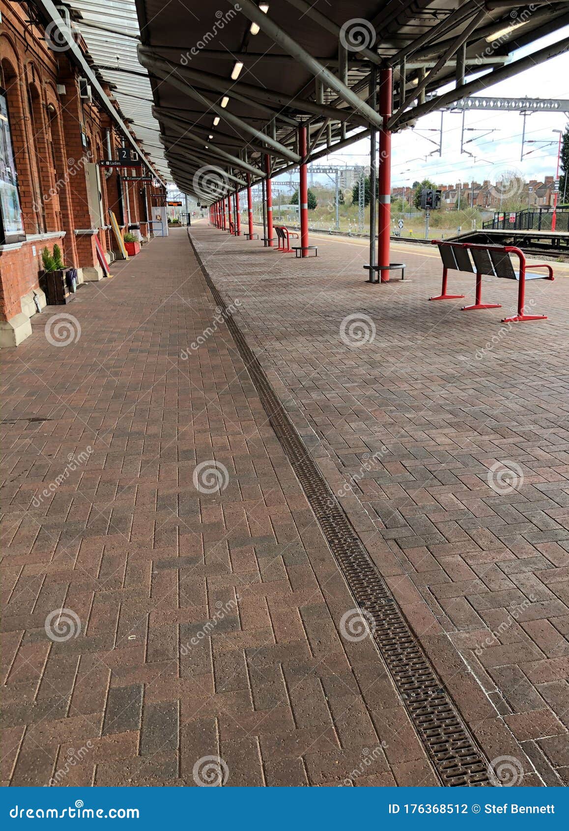 Empty Railway Station stock photo. Image of empty, station - 176368512