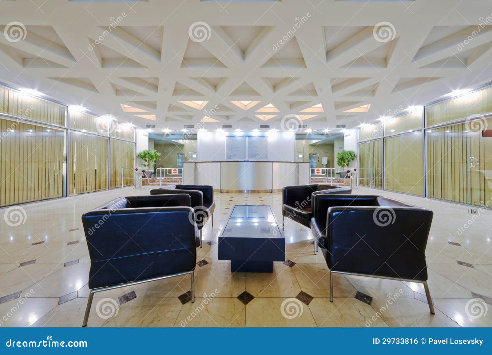 Empty reception hall stock photo. Image of equipment - 29733816
