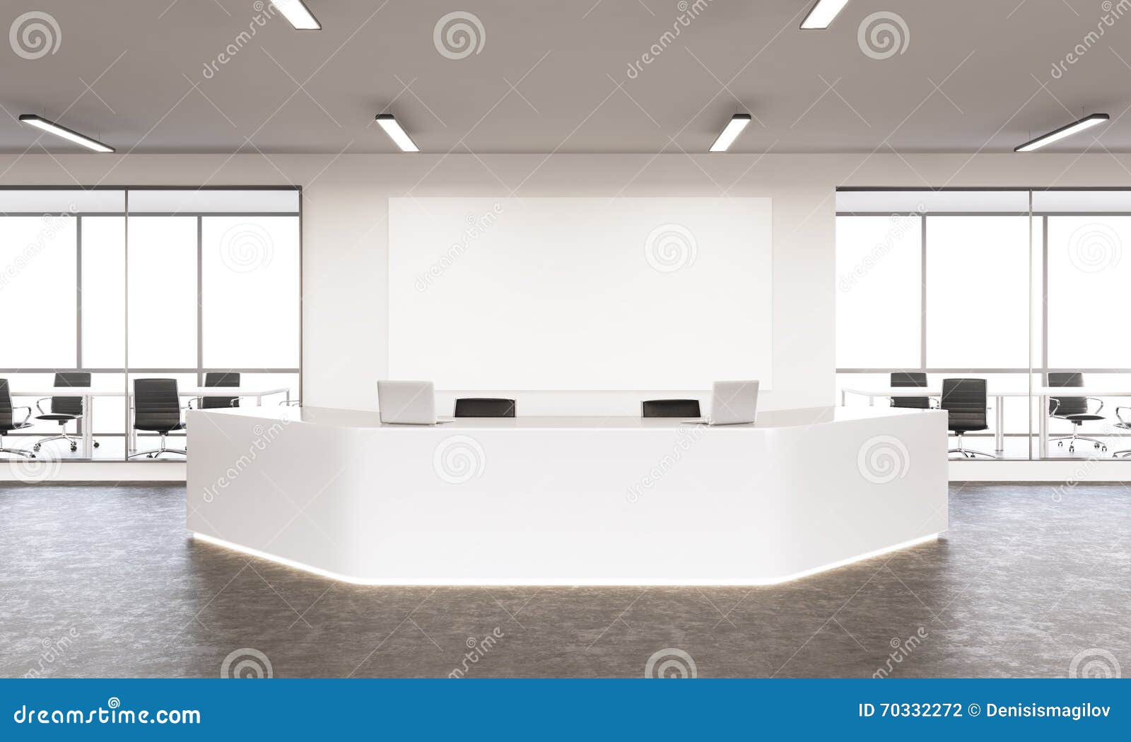 Empty reception stock illustration. Illustration of poster - 70332272