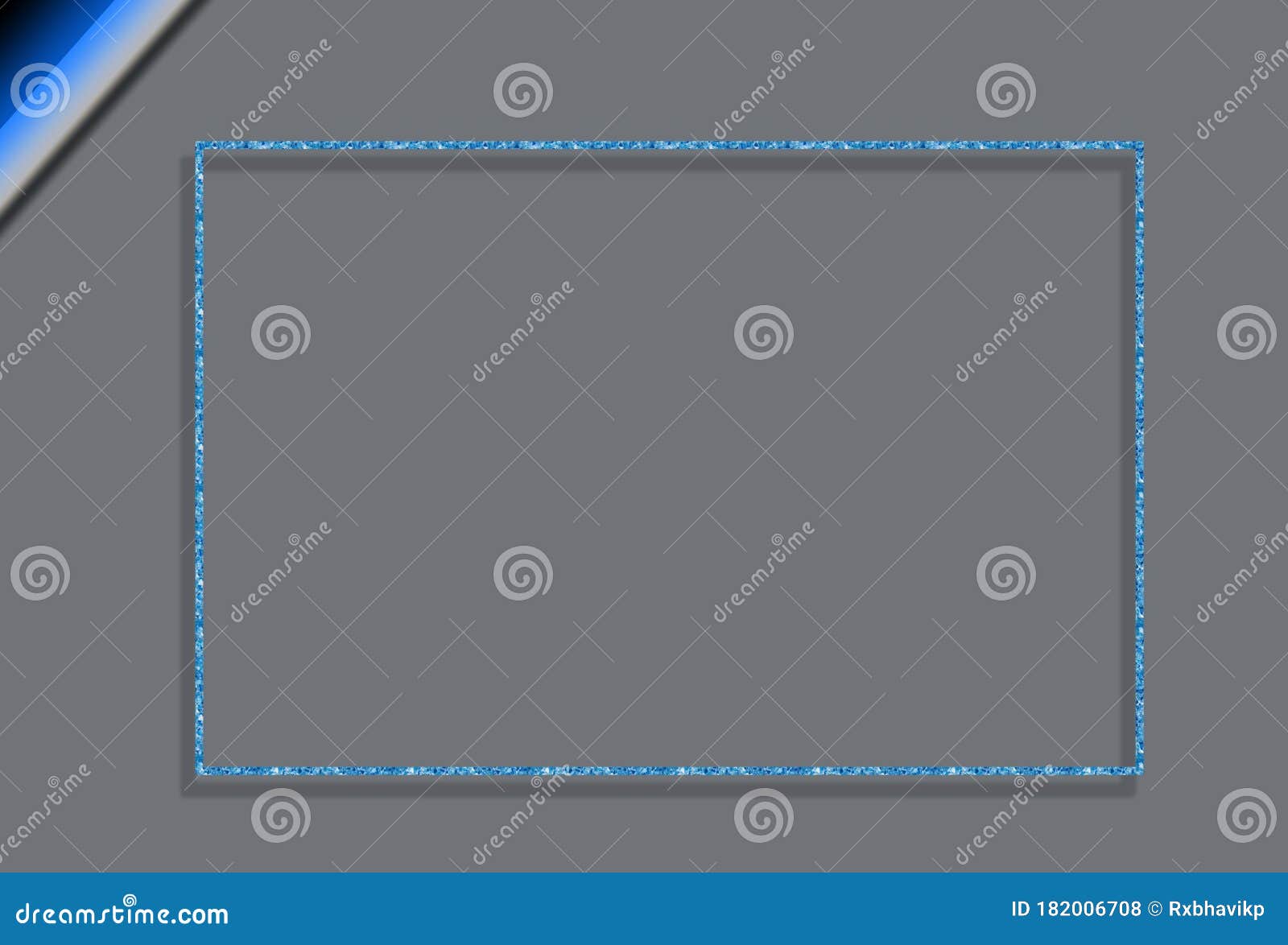 Empty Rectangle Box Blue Pattern Frame on Very Modern & Clean Elegant ...