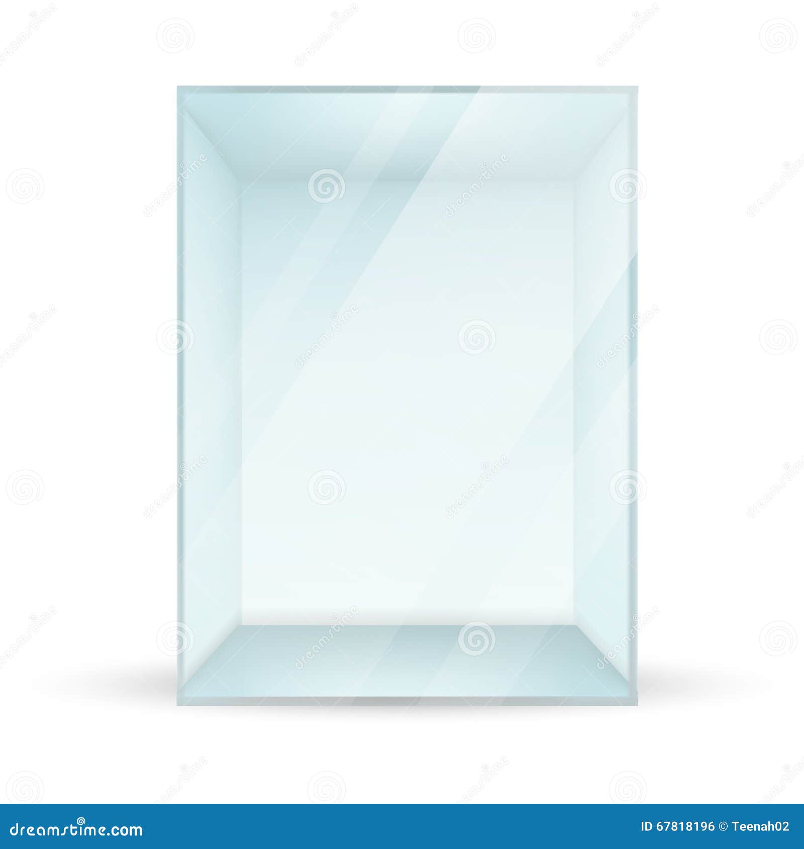 Set Of Rectangular Glass Frames Of Different Sizes Royalty-Free Cartoon ...