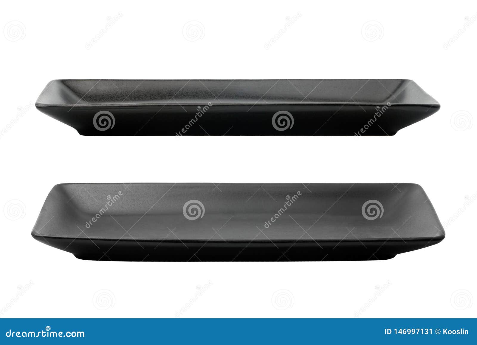 Empty rectangular plate stock illustration. Illustration of restaurant ...