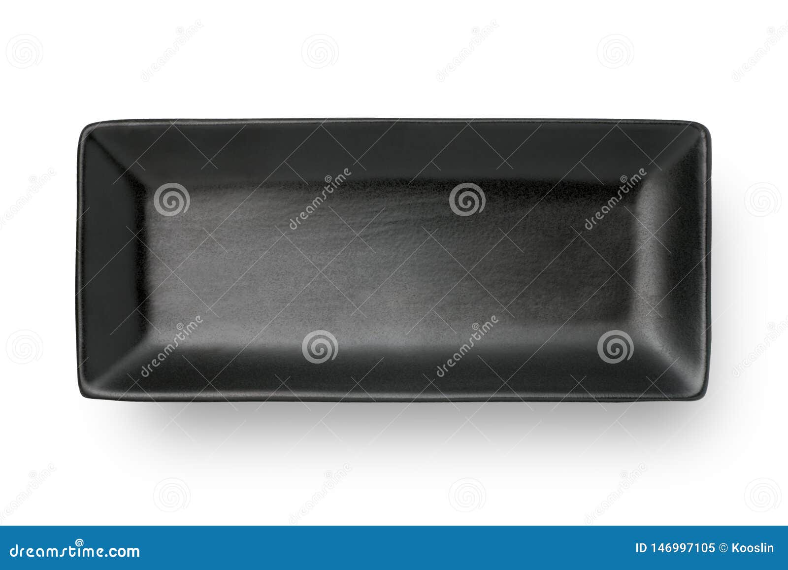 Empty Rectangular Box Mock Up With Lid Vector Illustration ...
