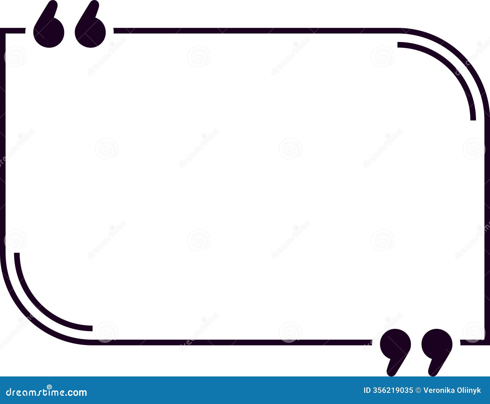 Empty Rectangular Postage Stamp Frame With Grunge Edges And Circle ...