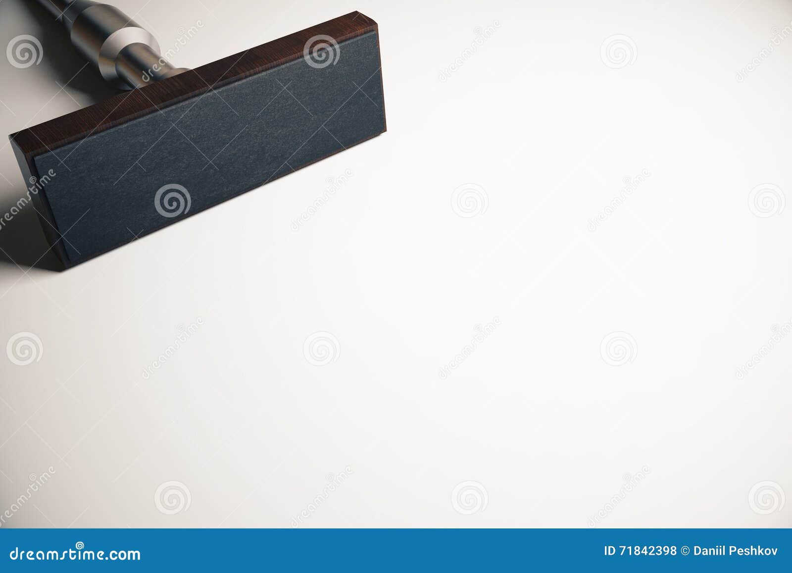 Empty rectangular stamper stock illustration. Illustration of blank ...