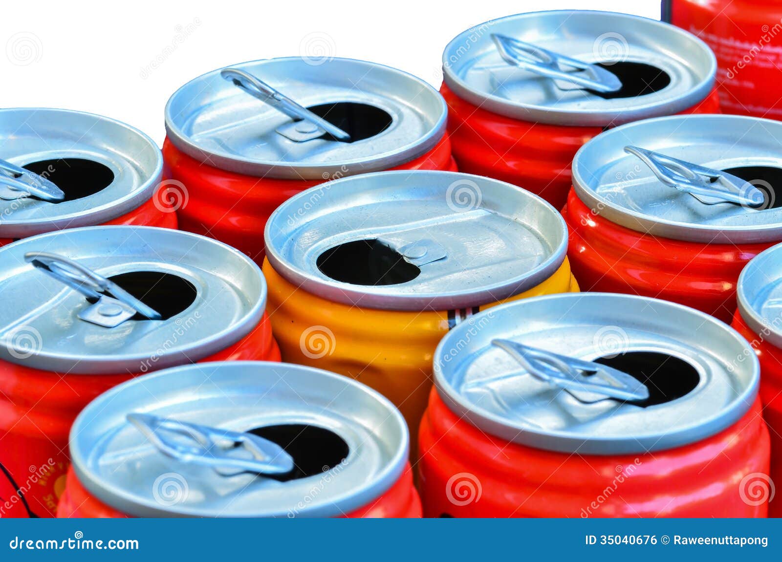 Empty recycle cans stock photo. Image of destroyed, pressed - 35040676
