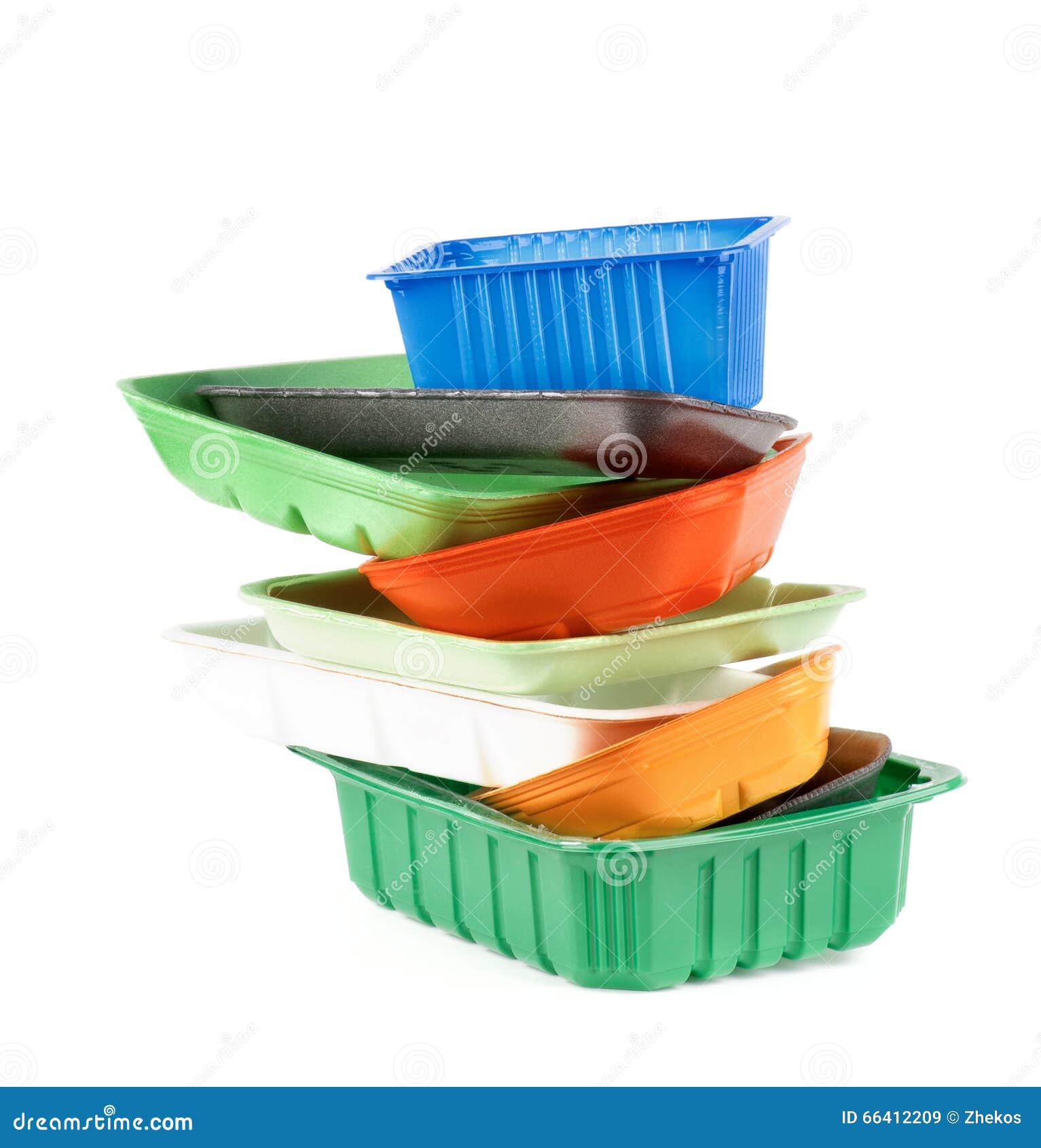 Empty Recycled Trays stock image. Image of partitioned - 66412209