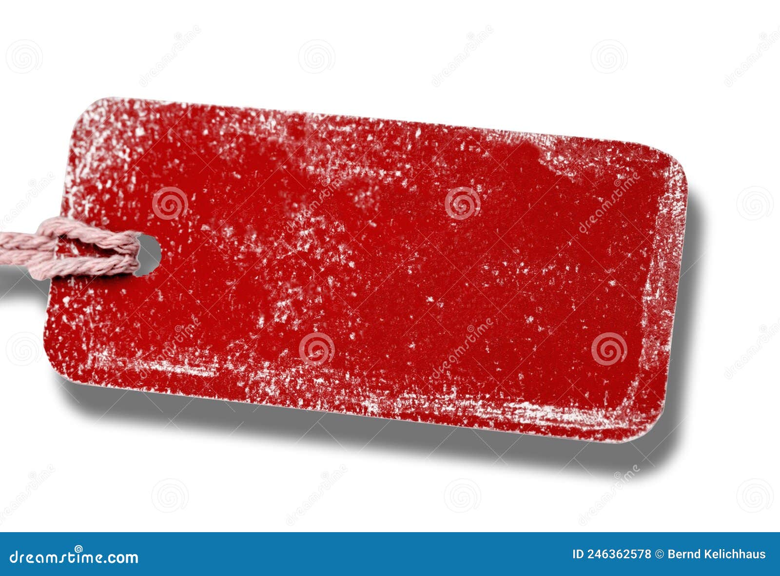 Empty Red Cardboard Label for Your Text Stock Photo - Image of premium ...