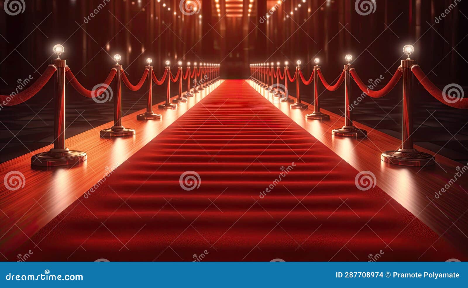 Empty Red Carpet for Celebrities with Paparazzi. Award Stock Photo ...
