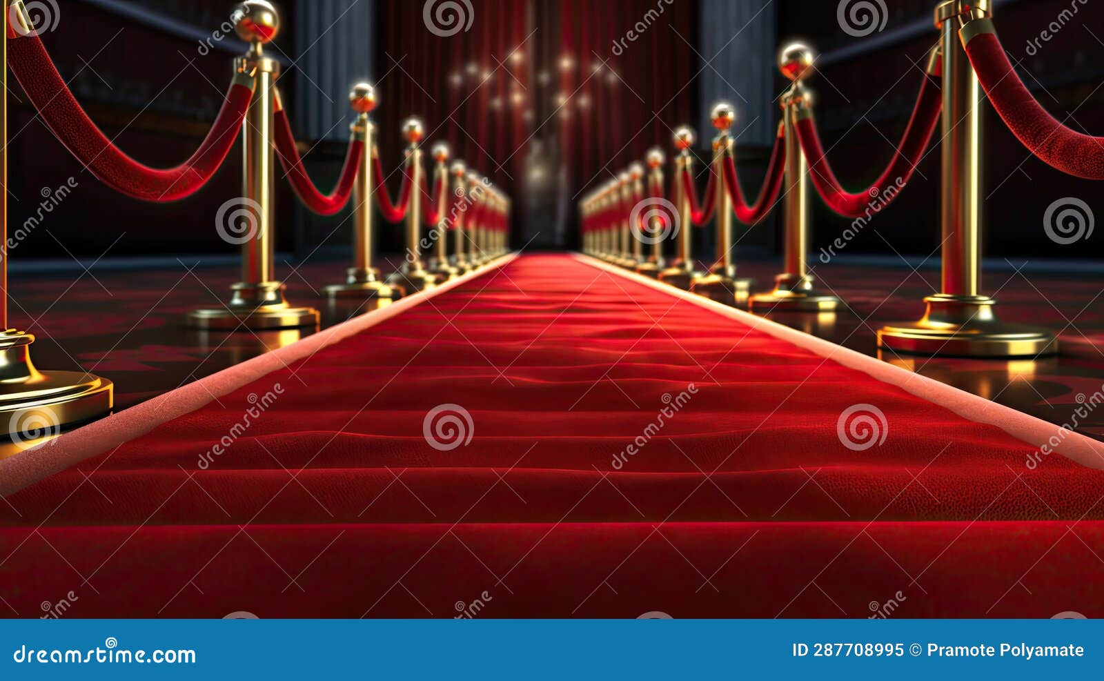 Empty Red Carpet for Celebrities with Paparazzi. Award Stock Image ...