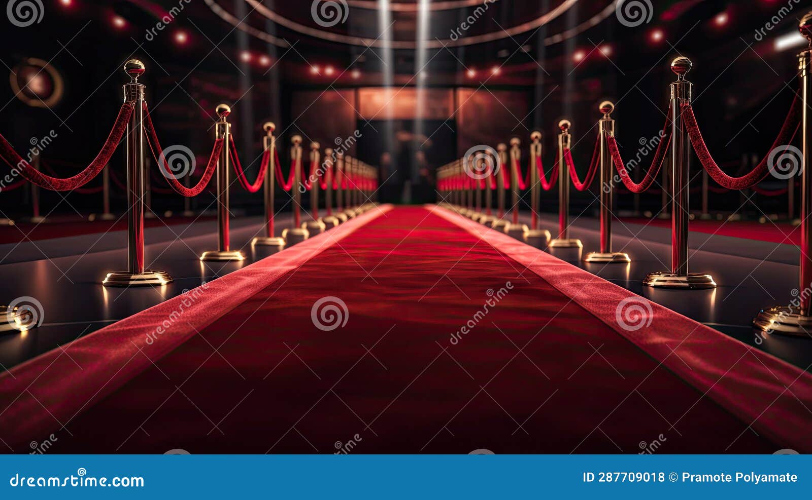 Empty Red Carpet for Celebrities with Paparazzi. Award Stock Photo ...