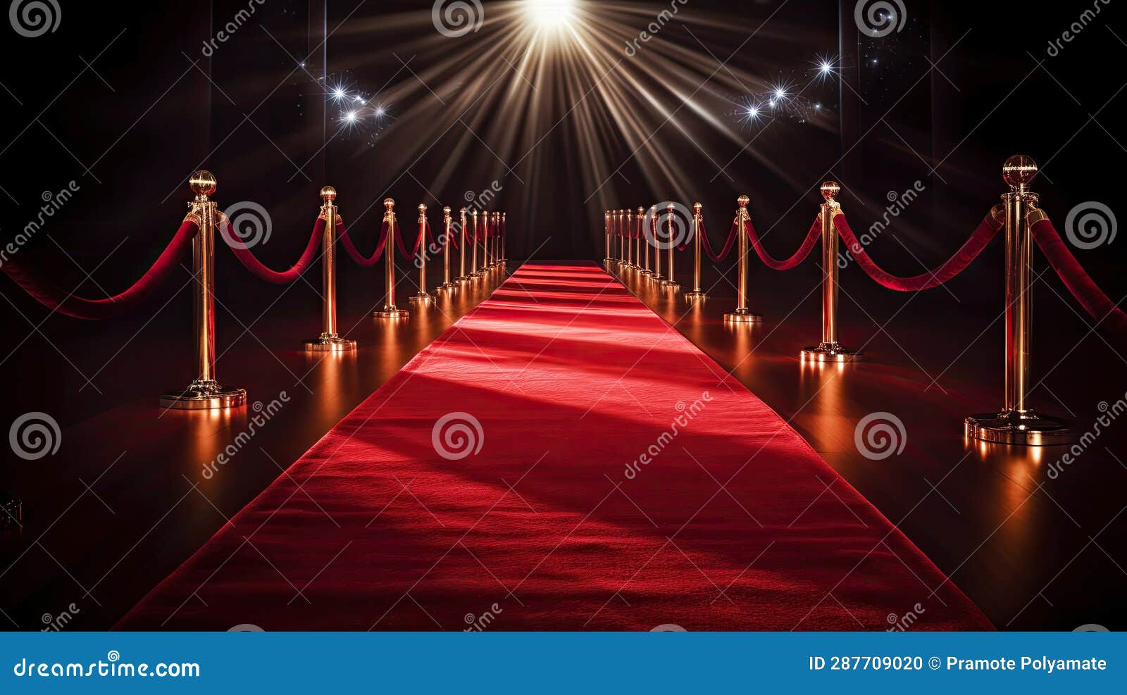 Empty Red Carpet for Celebrities with Paparazzi. Award Stock Photo ...