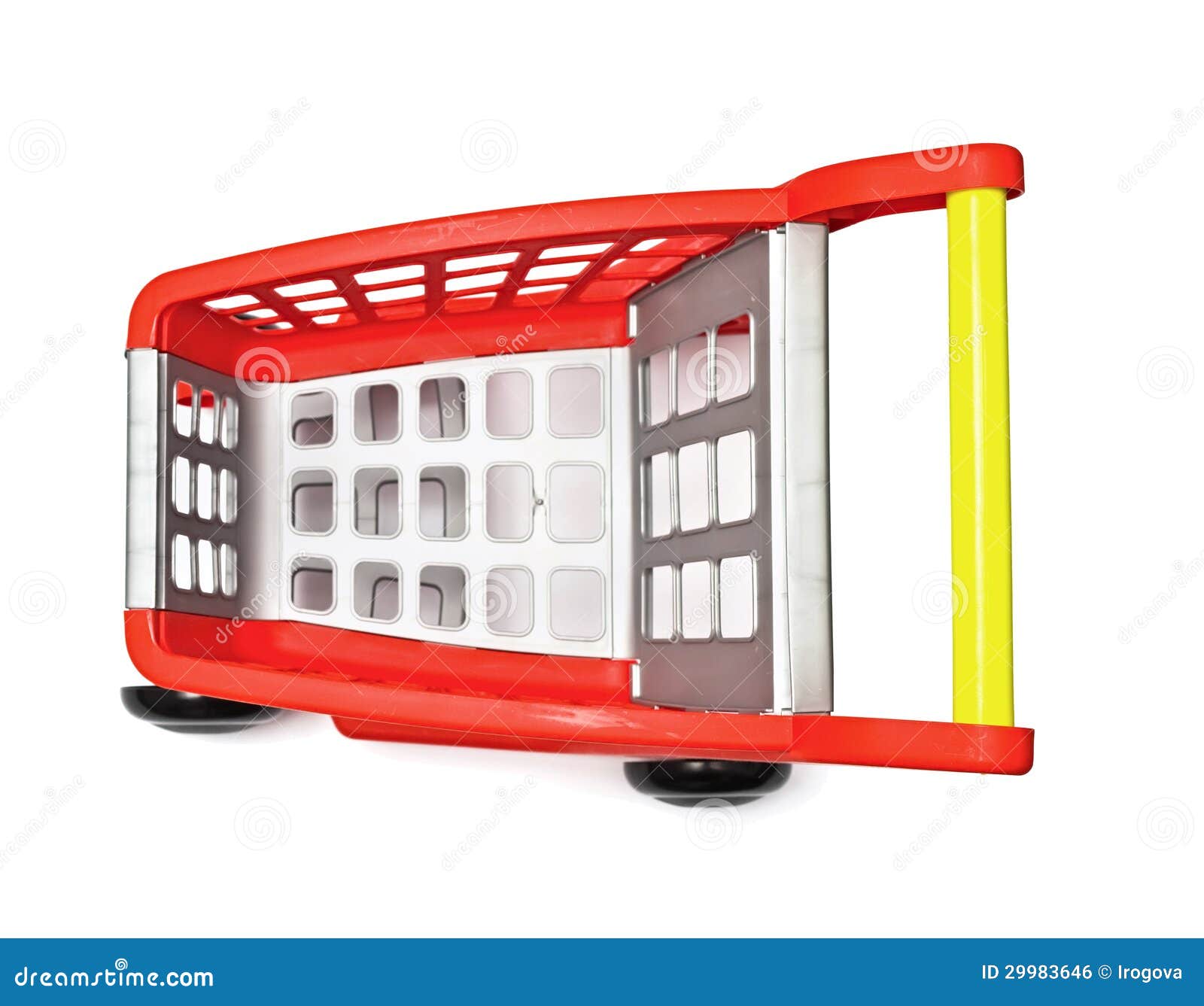 Red cart stock photo. Image of metal, retail, carriage - 29983646