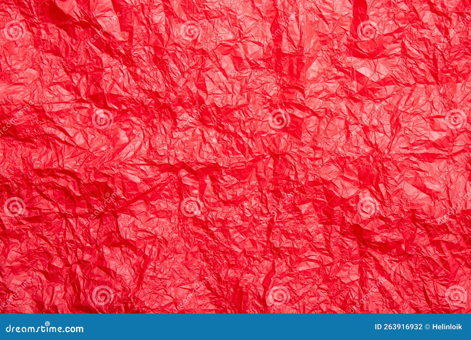 Empty Red Crumpled Silk Paper Background, Lot of Copy Space. Stock ...