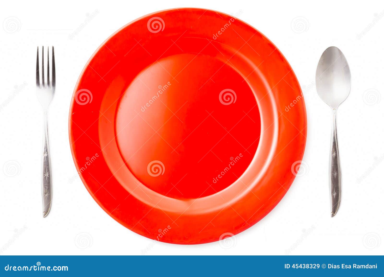 Empty red plate stock image. Image of pottery, lunch - 45438329