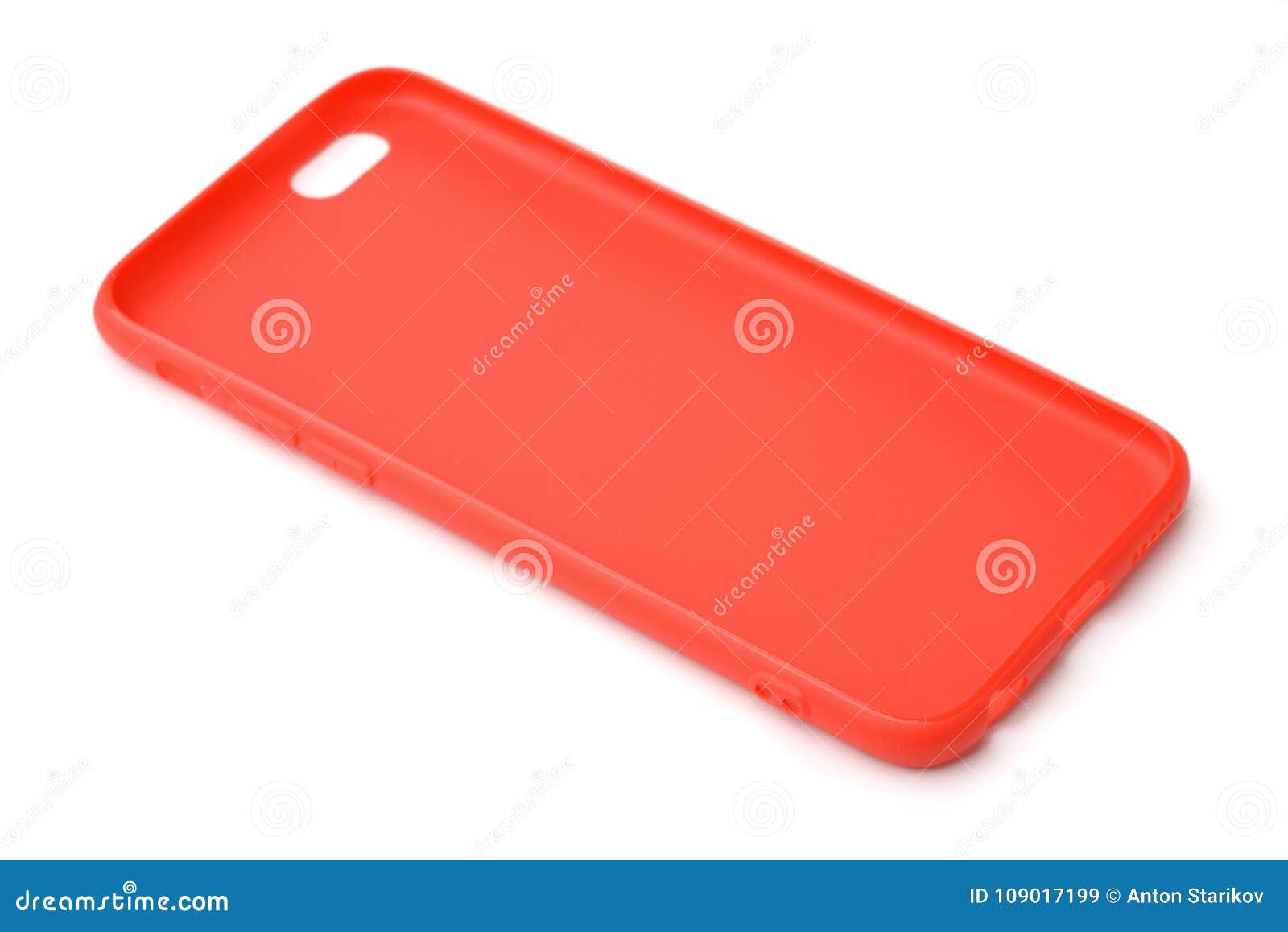 Empty Red Protective Phone Silicone Case Stock Image - Image of phone ...