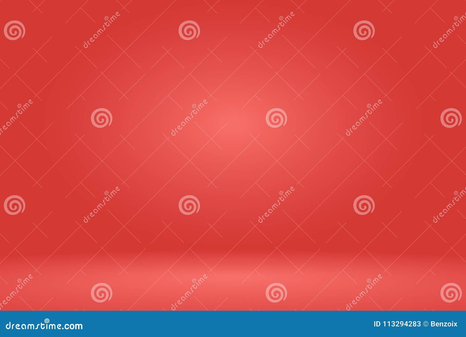 Empty Red Studio Room Background. Vector Illustration Stock Vector ...