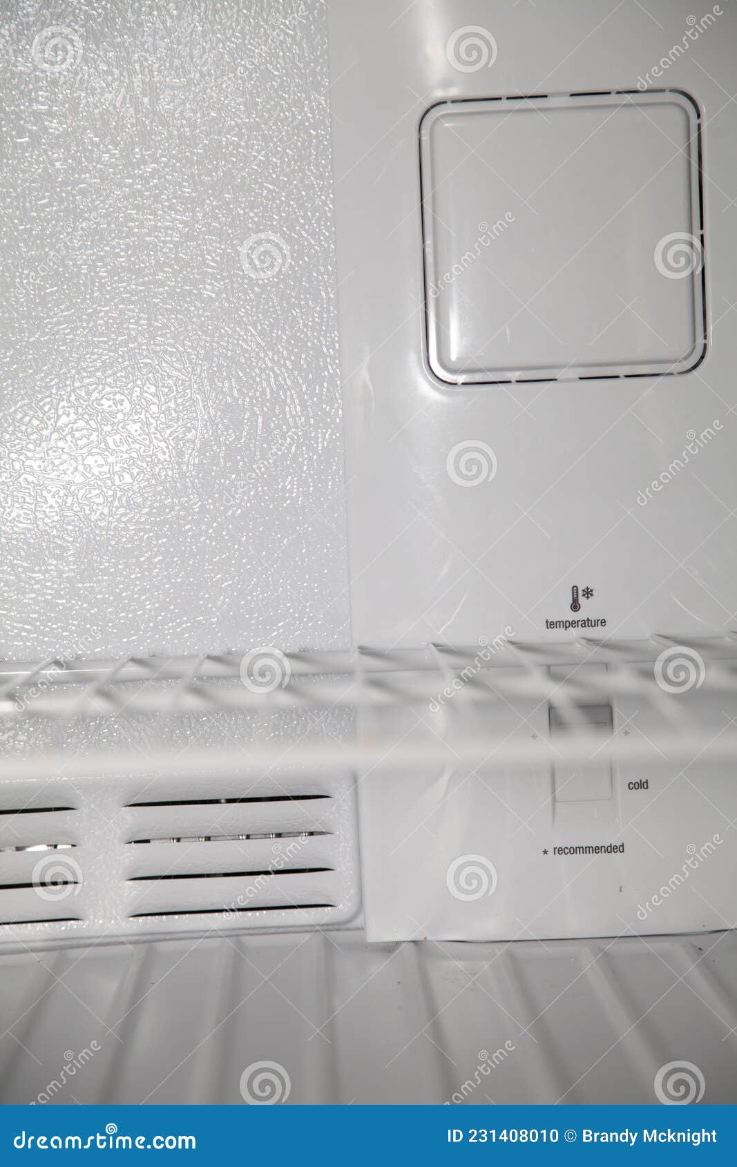 Empty Refridgerator stock photo. Image of chiller, cold - 231408010