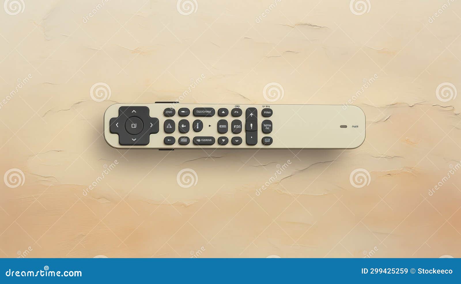 Empty Remote Control on Tan Background: Realistic and Hyper-detailed ...
