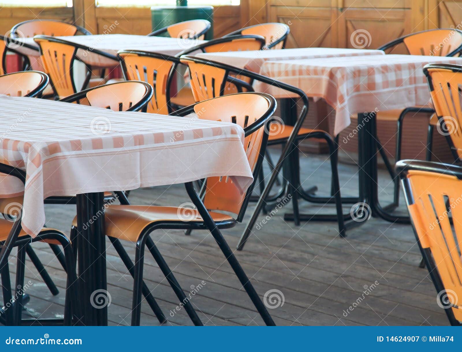 Empty restaurant. stock image. Image of homemade, pavement - 14624907