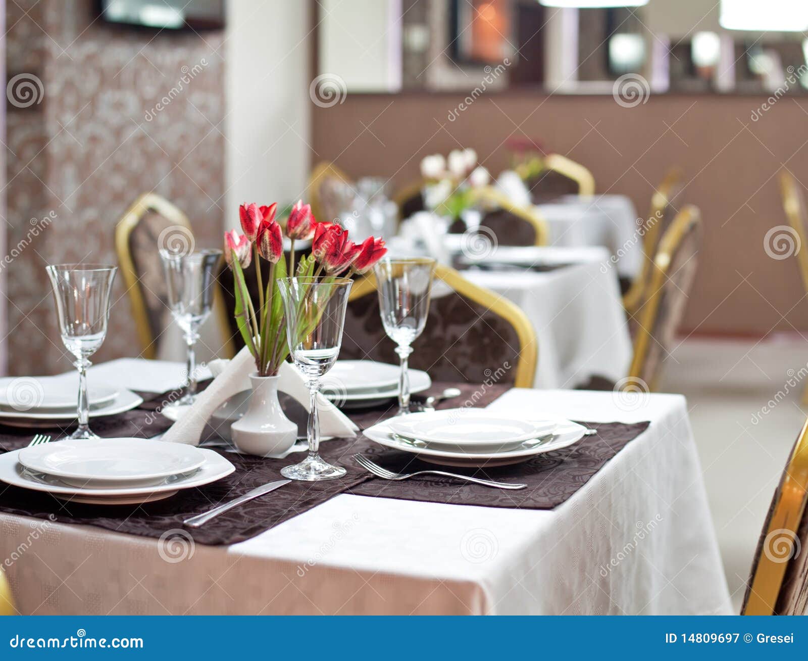 Empty Restaurant stock image. Image of glass, interior - 14809697