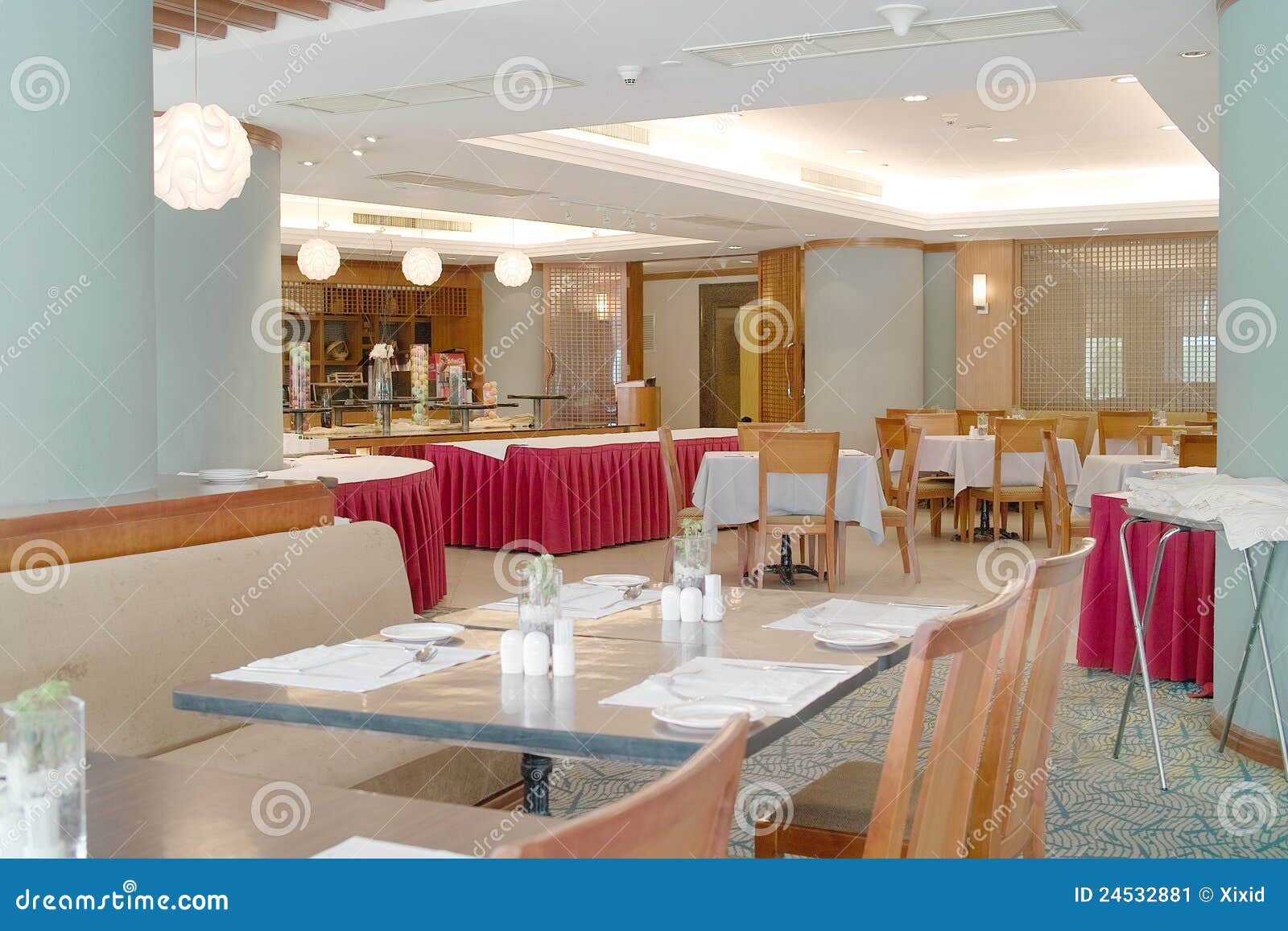 Empty restaurant stock image. Image of dinner, dinning - 24532881