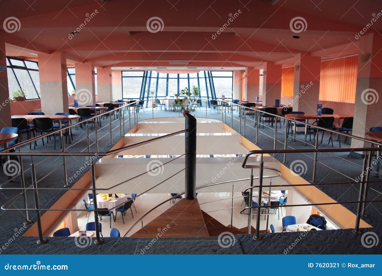 Empty restaurant stock image. Image of diner, modern, dining - 7620321